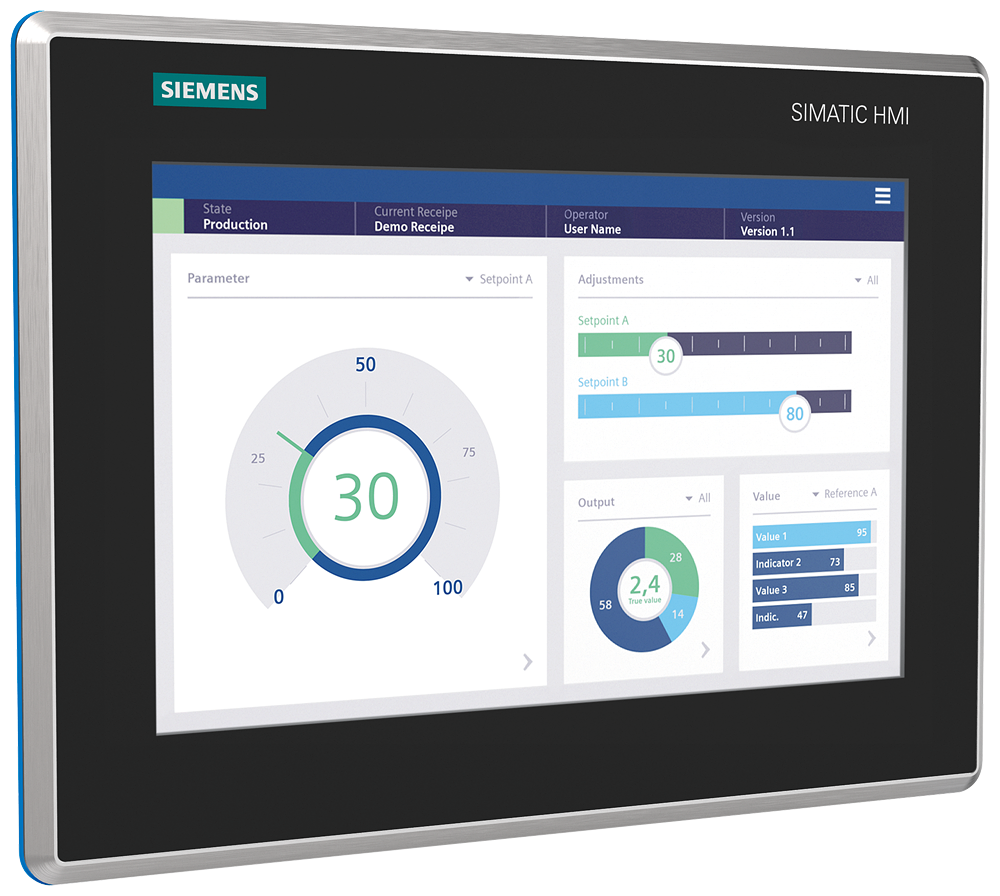4IND | SIMATIC HMI MTP1200 UNIFIED COMFORT HYGIENIC HIGIENIC IP69, FDA ...